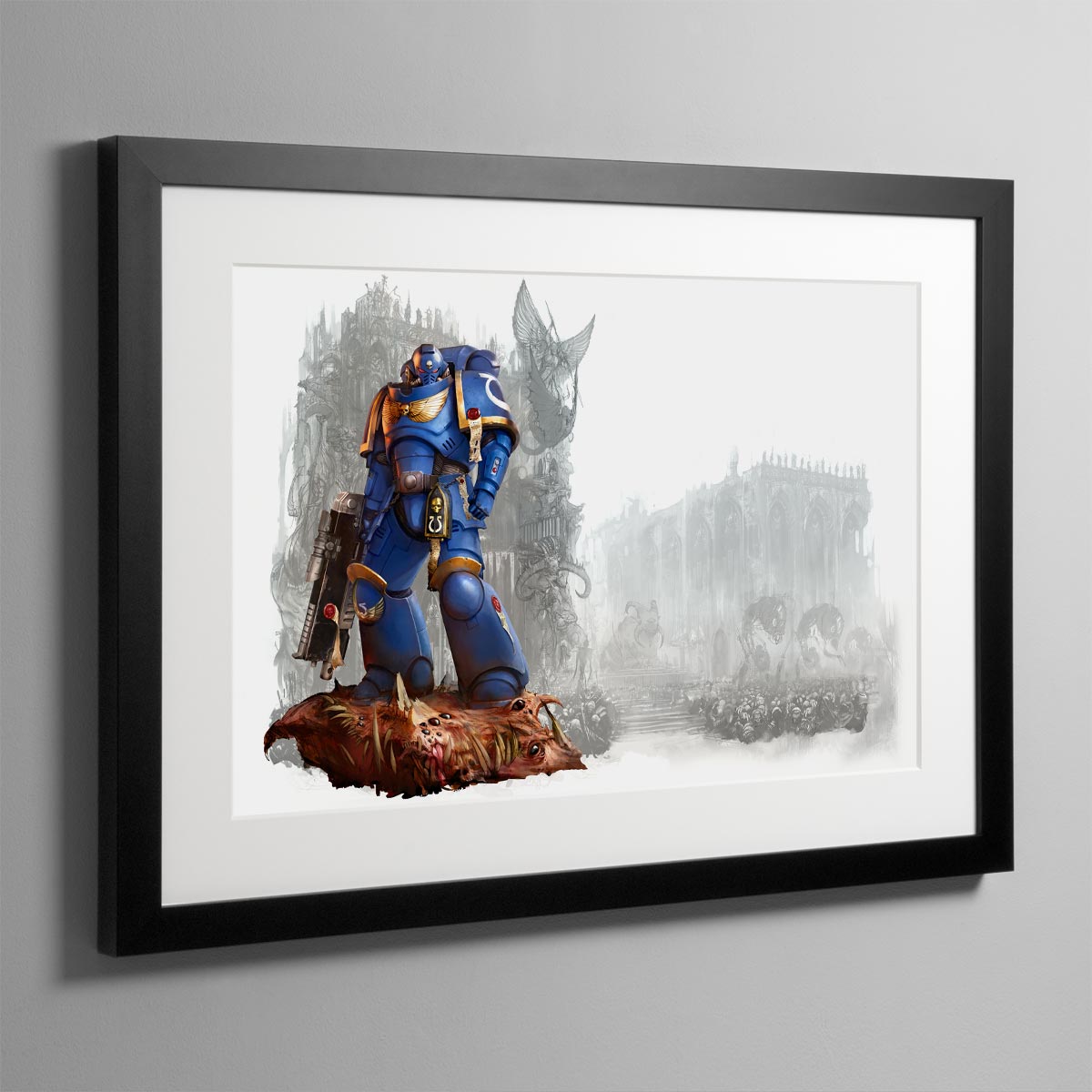 Ultramarines Intercessor Full Version Art Print – Warhammer 40K ...