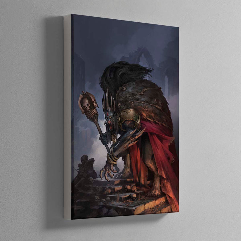 Ushoran, the Mad King - Warhammer Art