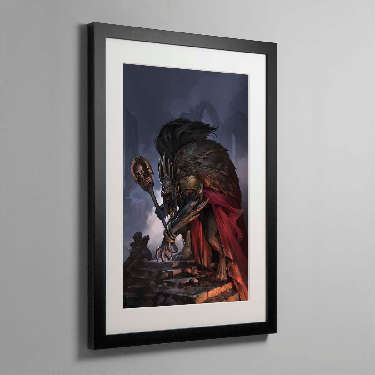 Ushoran, the Mad King - Warhammer Art