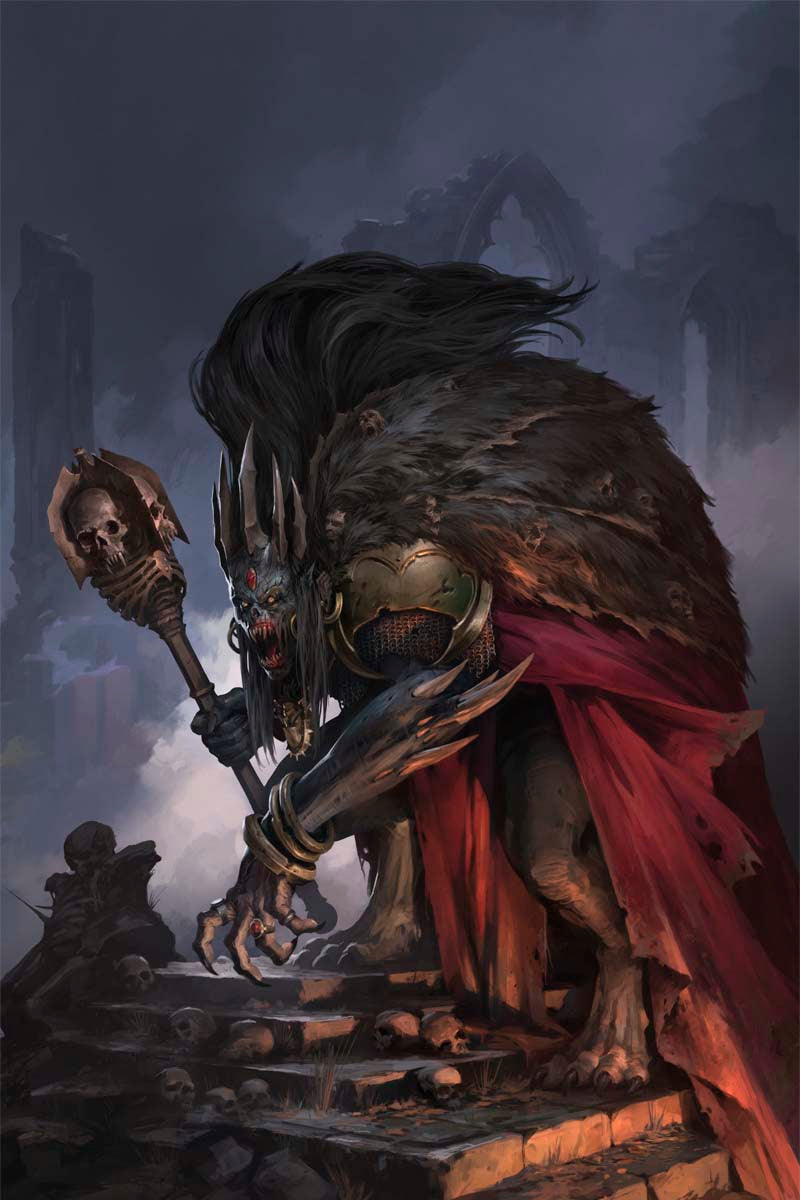 Ushoran, the Mad King Art Print – Age of Sigmar Collectible ...