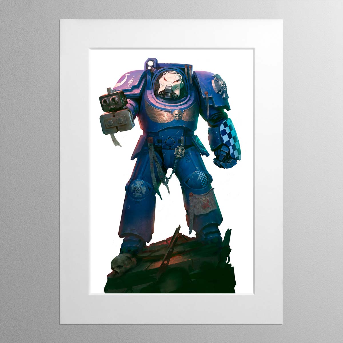 Veteran of the First Company Art Print – Warhammer 40K Collectible ...