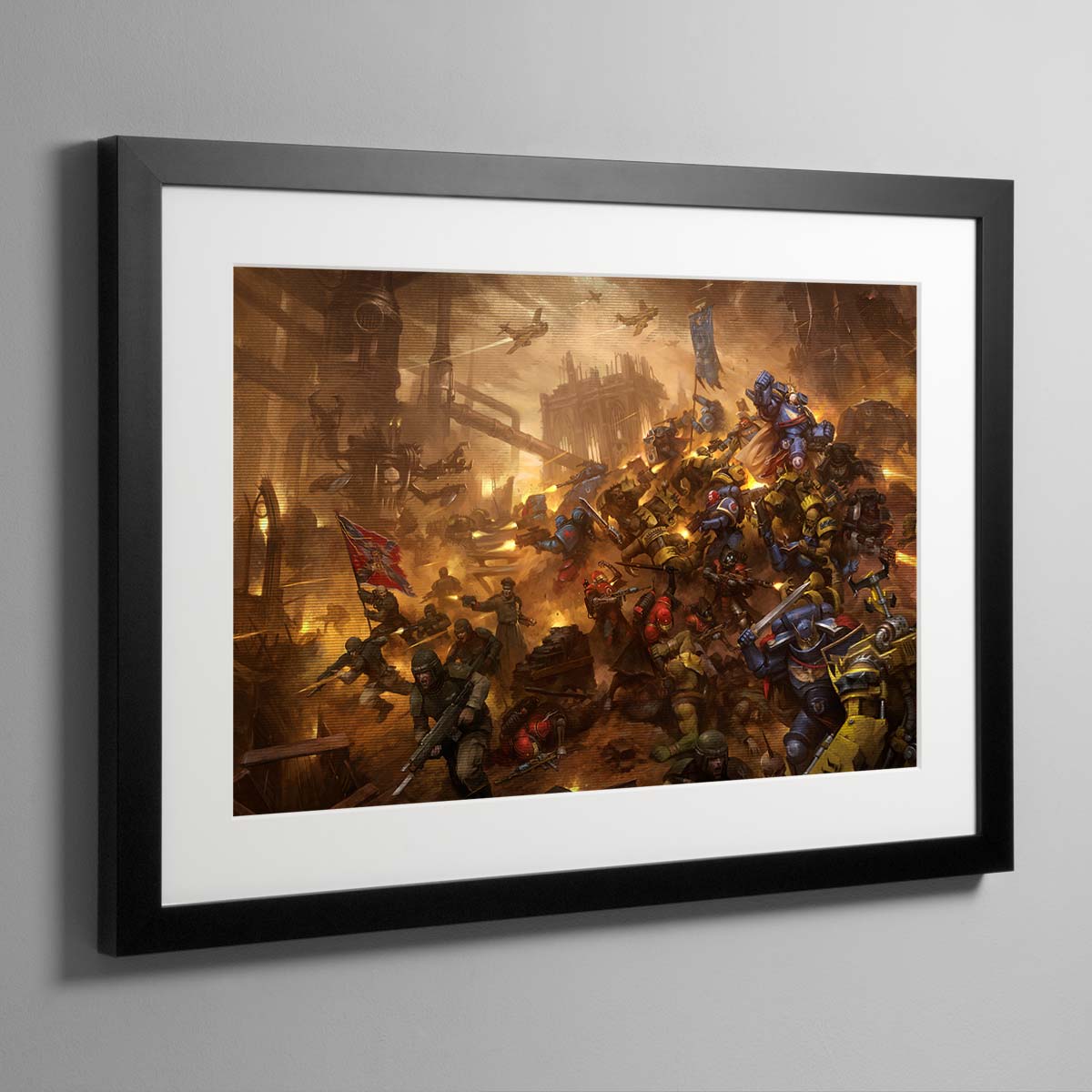 Vigilus Defiant Art Print – Warhammer 40K Collectible – Warhammer Art