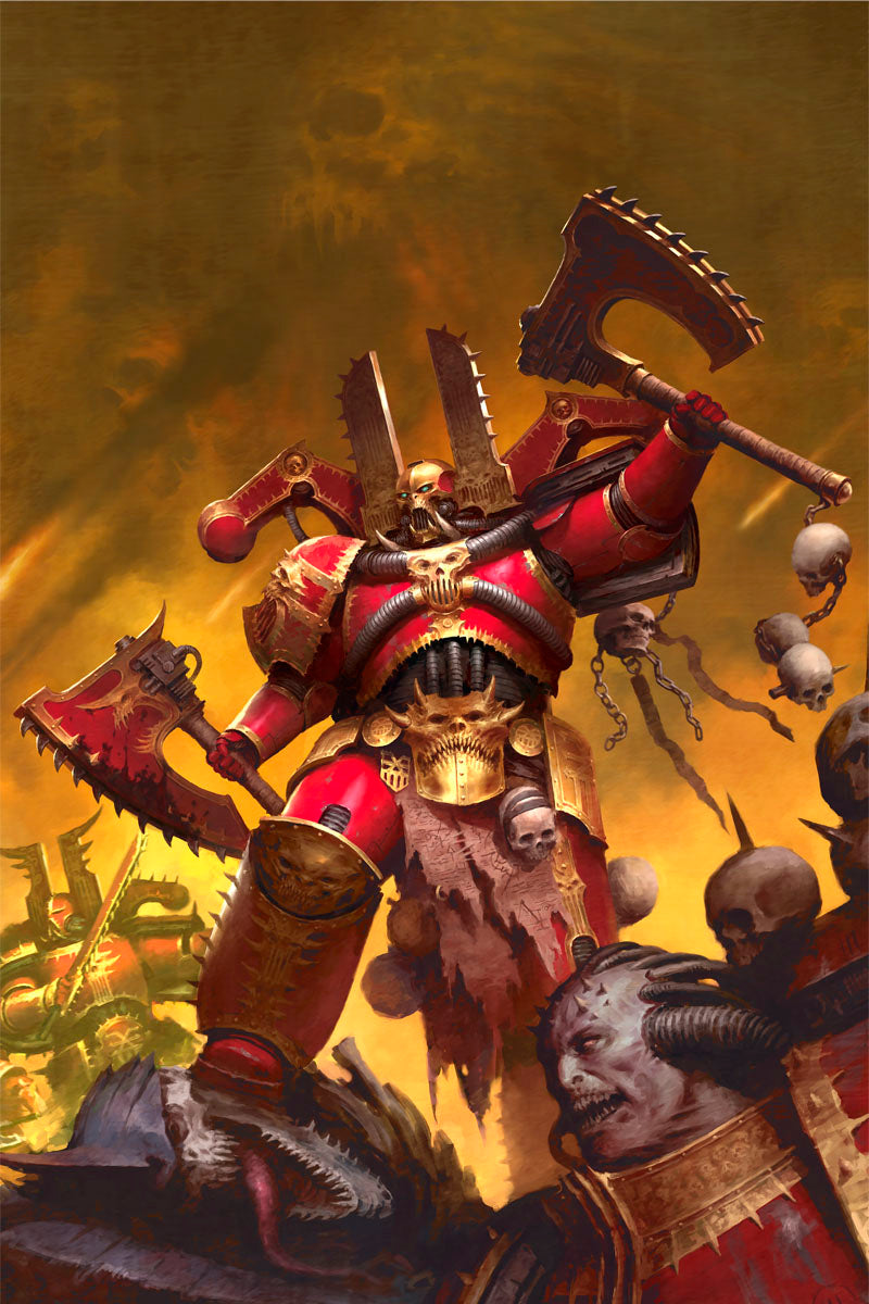 WORLD EATERS CODEX COVER – Warhammer Art