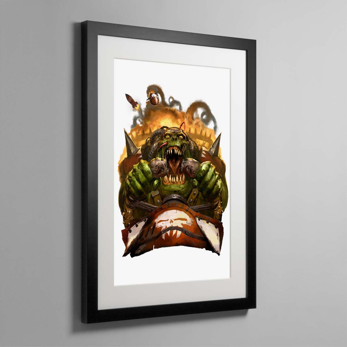 Waaagh! Art Print – Warhammer 40K Collectible – Warhammer Art