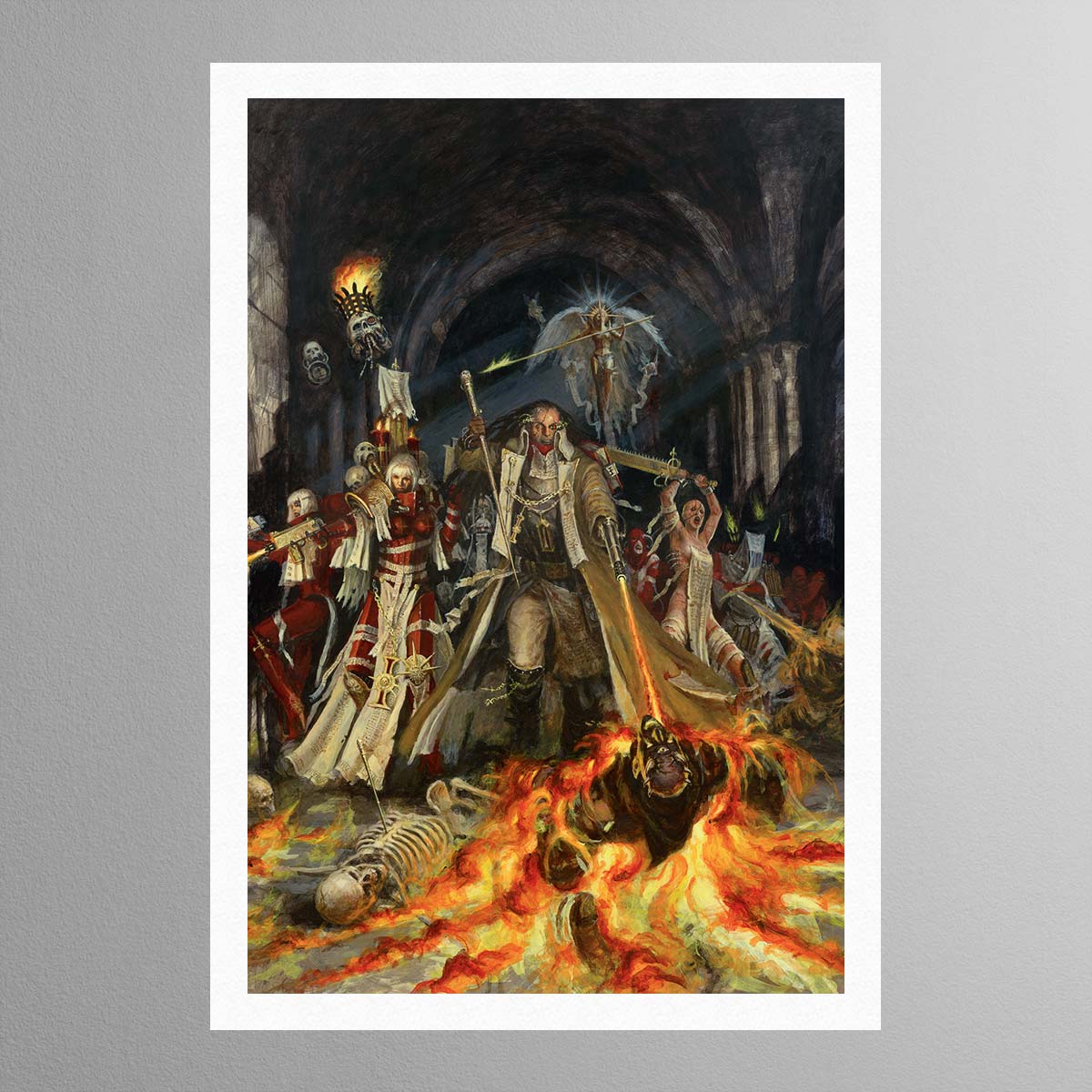 Witch Hunter Art Print – Warhammer 40K Collectible – Warhammer Art