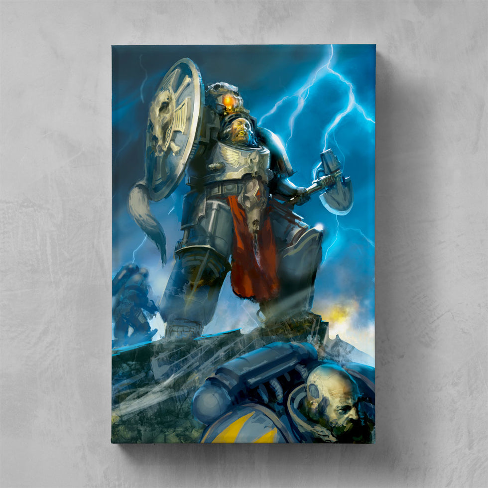 Wolf Guard Pack Leader Art Print – Warhammer 40K Collectible ...