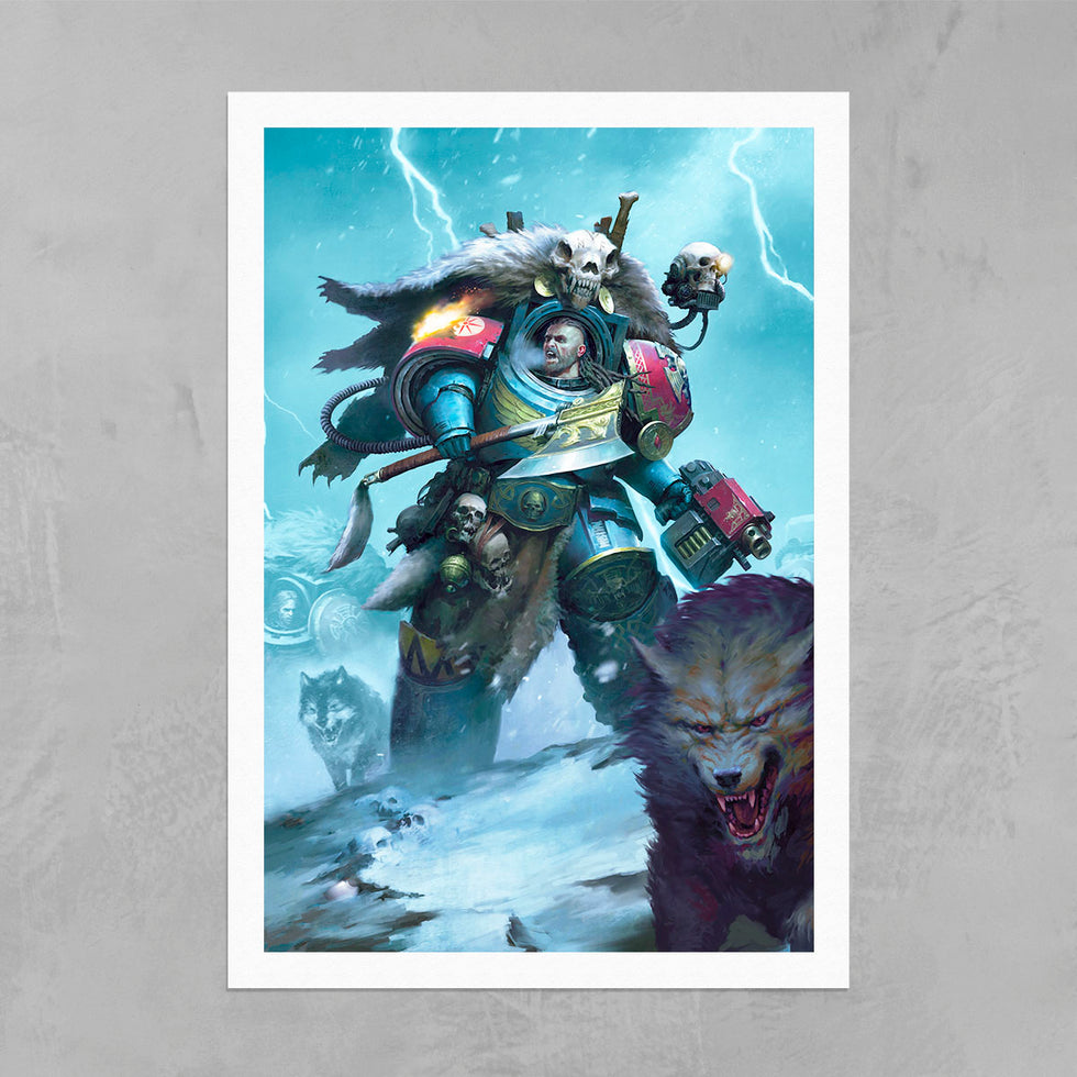 Wolf Guard Terminator Art Print – Warhammer 40K Collectible ...