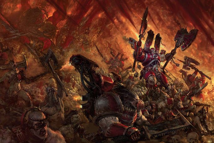 World Eaters Art Art Print – Warhammer 40K Collectible – Warhammer Art