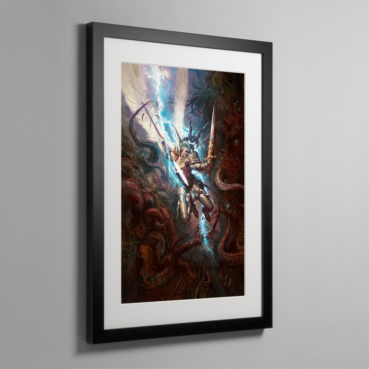 Yndrasta - The Celestial Spear Art Print – Age of Sigmar Collectible ...