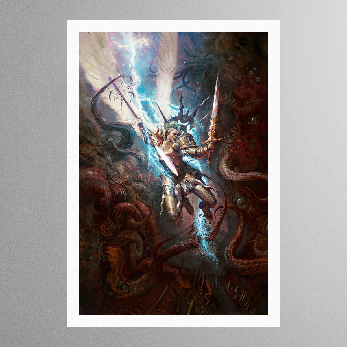 Yndrasta - The Celestial Spear Art Print – Age of Sigmar Collectible ...