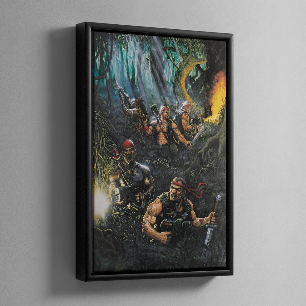 The Catachan Jungle Fighters - Warhammer Art