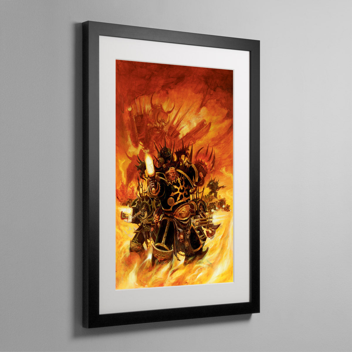 The Black Legion Art Print – Warhammer 40K Collectible – Warhammer Art
