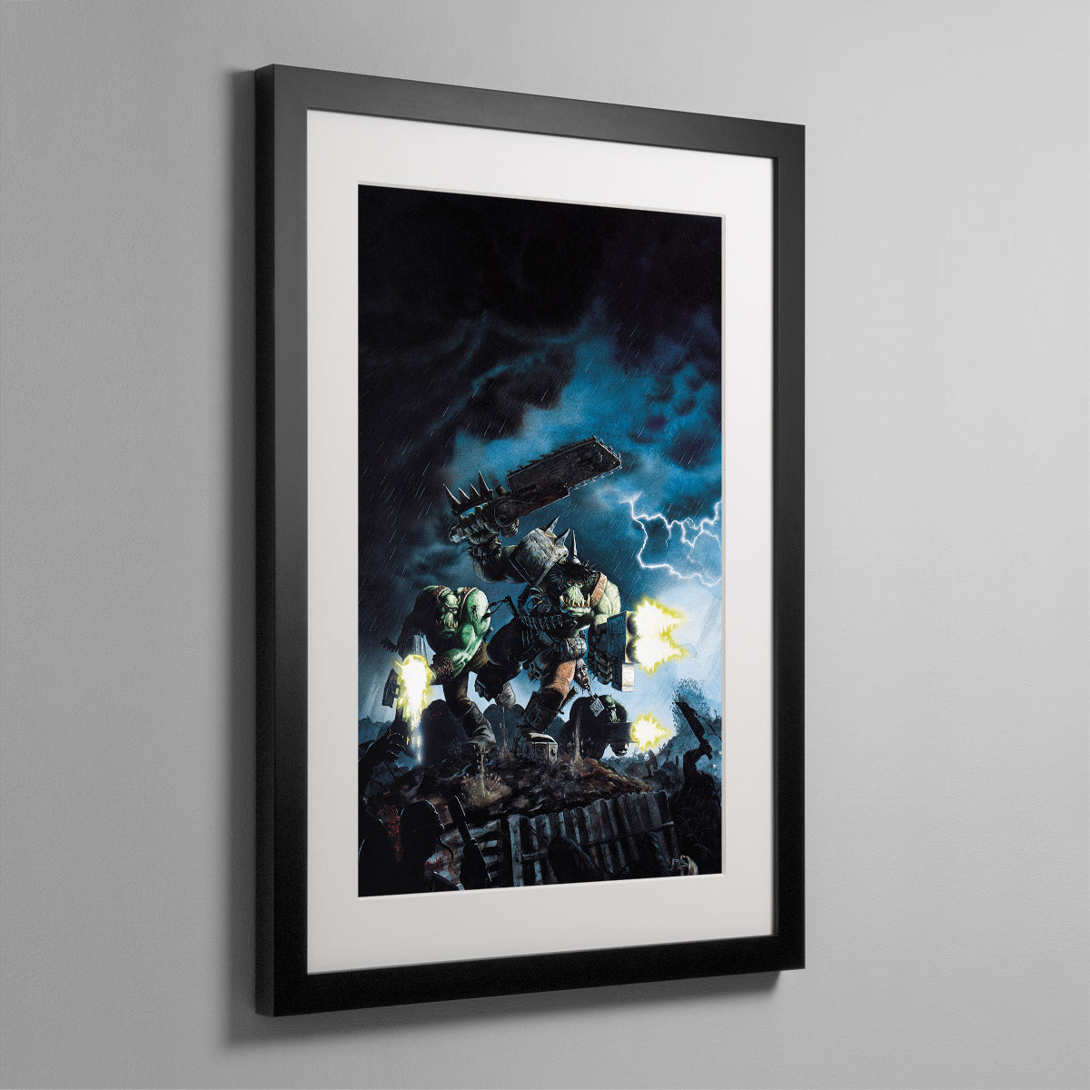 Ork Boyz Art Print – Warhammer 40K Collectible – Warhammer Art