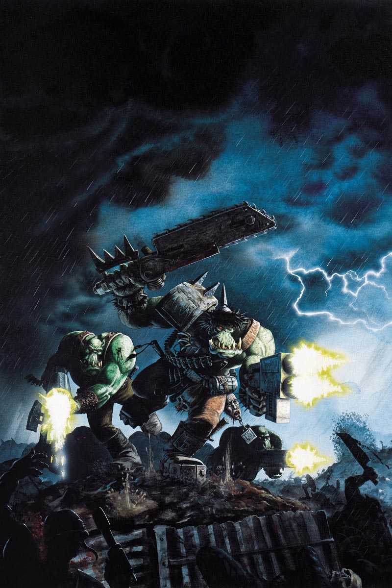 Ork Boyz Art Print – Warhammer 40K Collectible – Warhammer Art