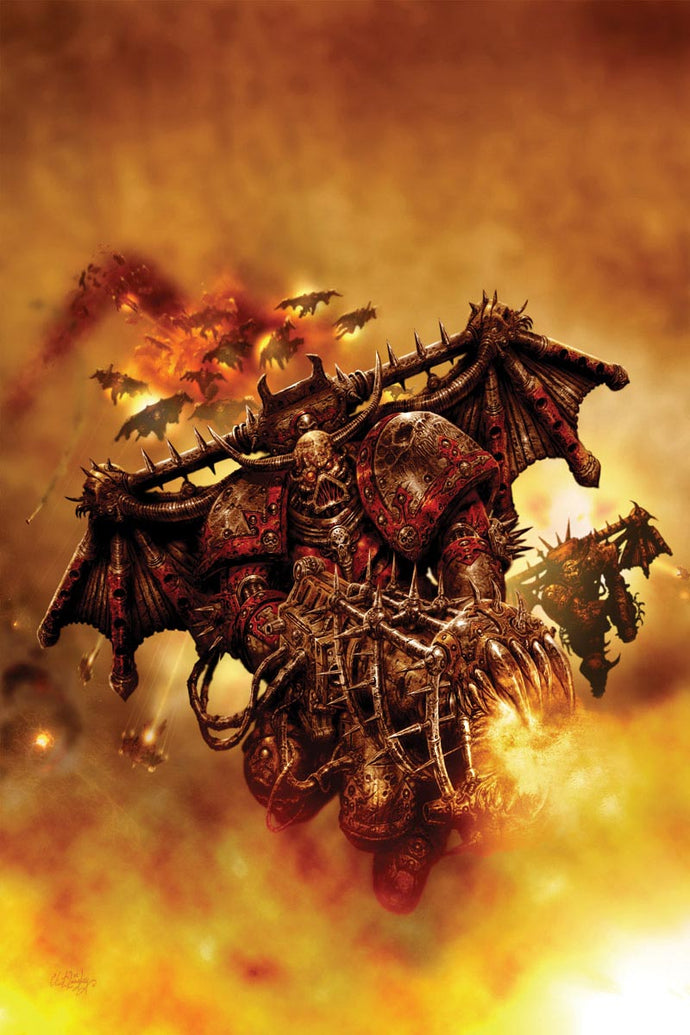 A Khornate Chaos Raptor Art Print – Warhammer 40K Collectible ...