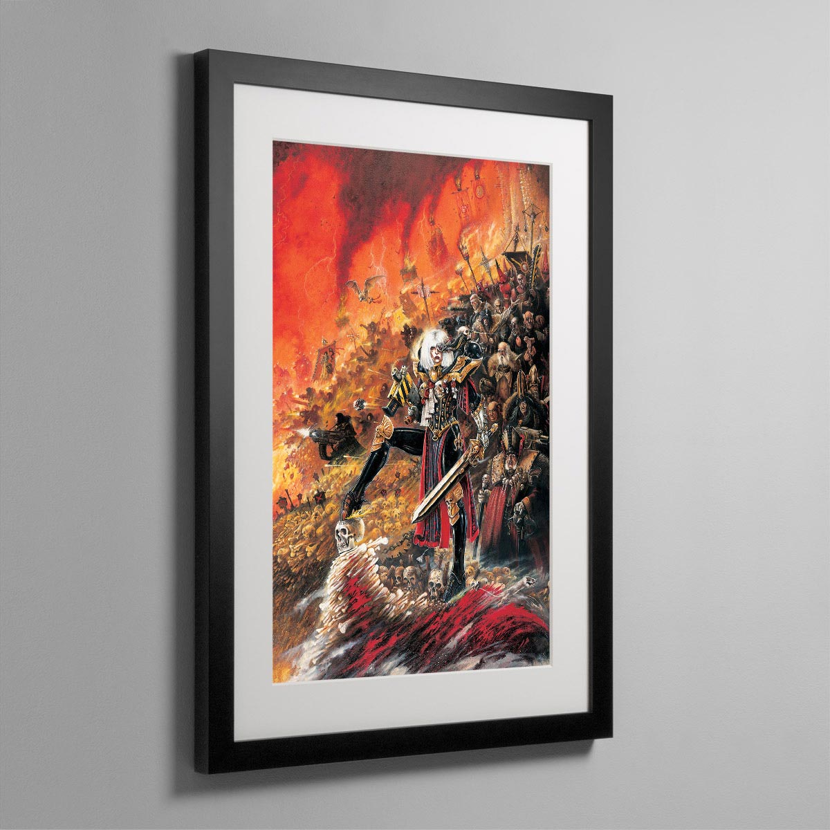 Adepta Sororitas Art Print – Warhammer 40K Collectible – Warhammer Art