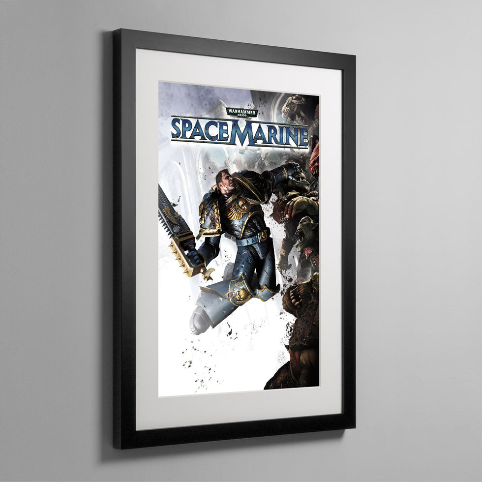 Warhammer 40k Space Marine Art Art Print – Warhammer Art