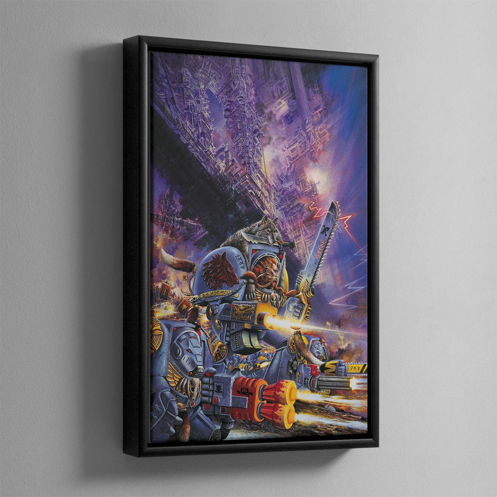 Space Wolf Terminators Artwork Art Print – Warhammer 40K Collectible ...