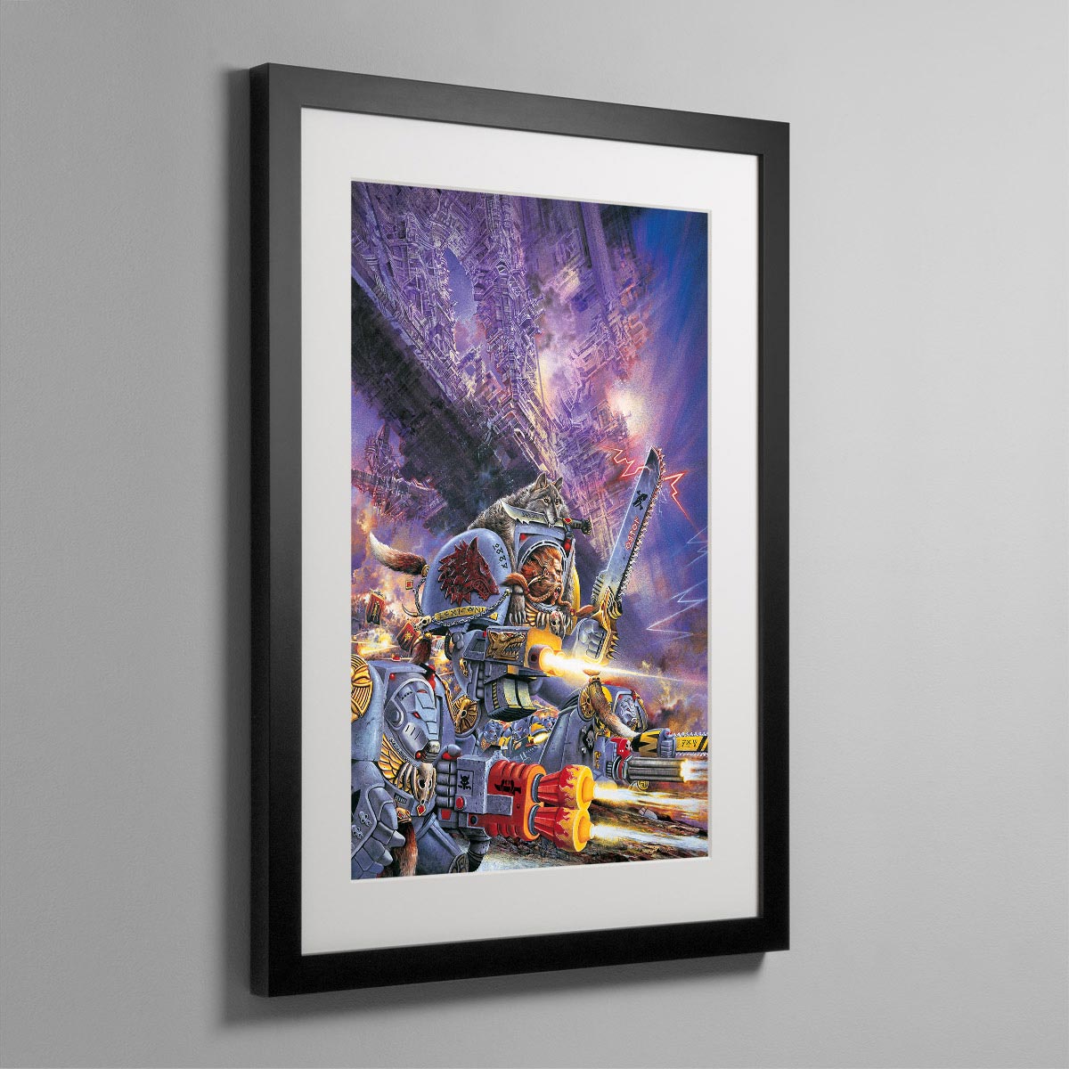 Space Wolf Terminators Artwork Art Print – Warhammer 40K Collectible ...