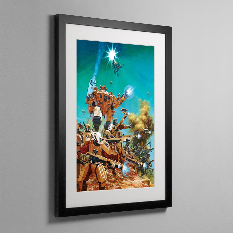 Third Edition T'au Codex Cover - Warhammer Art